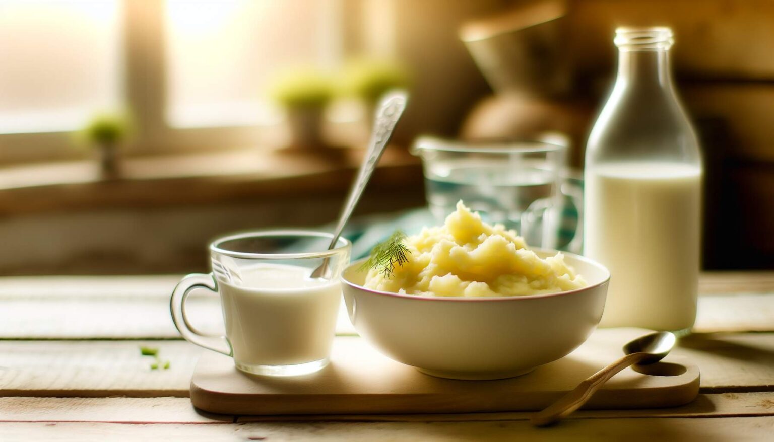 Purée Mousline : la dose parfaite de lait et d'eau